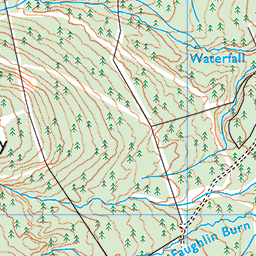 Carron Valley Reservoir shore trail - Route Map