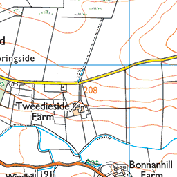 Strathaven, Sandford and Spectacle E'e falls - Route Map
