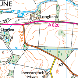 Doune Castle and the River Teith - Route Map