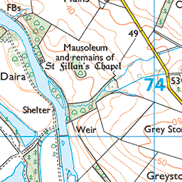 Doune Castle and the River Teith - Route Map