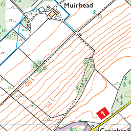 Eathie coast, near Rosemarkie - Route Map