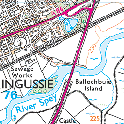 Insh Marshes - Invertromie Trail - Route Map