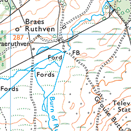Insh Marshes - Invertromie Trail - Route Map