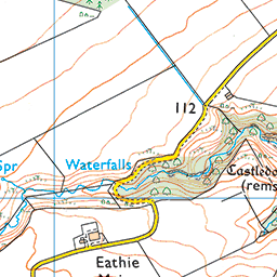 Eathie coast, near Rosemarkie - Route Map