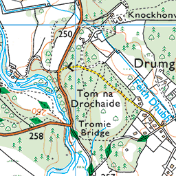 Insh Marshes - Invertromie Trail - Route Map