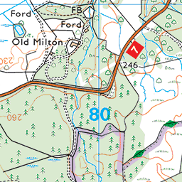 Insh Marshes - Invertromie Trail - Route Map
