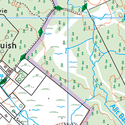 Insh Marshes - Invertromie Trail - Route Map