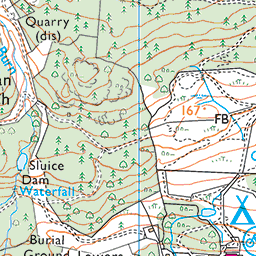 Vincent's Trail, Comrie Croft - Route Map