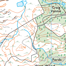 Vincent's Trail, Comrie Croft - Route Map