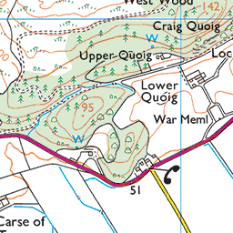 Vincent's Trail, Comrie Croft - Route Map