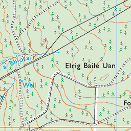 The Falls of Bruar, near Blair Atholl - Route Map
