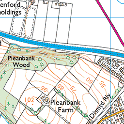 Plean Country Park, Plean - Route Map