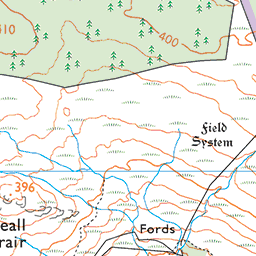 Queen's View - Allean Forest trail - Route Map