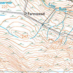 Dumyat by the hill path - Route Map
