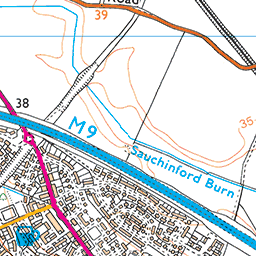 Plean Country Park, Plean - Route Map