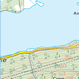 Queen's View - Allean Forest trail - Route Map
