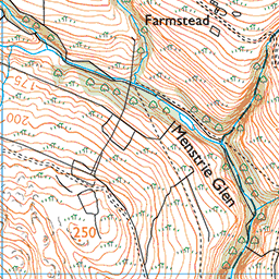 Dumyat by the hill path - Route Map