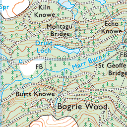 River Nith circuit, Carronbridge - Route Map