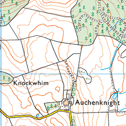 River Nith circuit, Carronbridge - Route Map