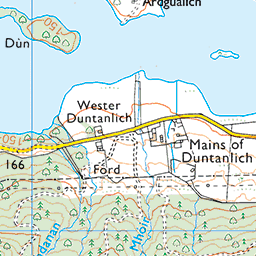 Queen's View - Allean Forest trail - Route Map