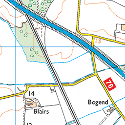 Plean Country Park, Plean - Route Map
