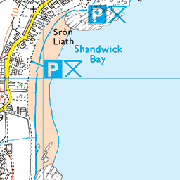 Tobar na Slainte, Shandwick - Route Map
