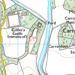 River Nith circuit, Carronbridge - Route Map