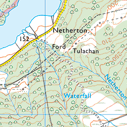 Queen's View - Allean Forest trail - Route Map