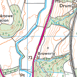 River Nith circuit, Carronbridge - Route Map