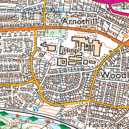 Callendar Park and House, Falkirk - Route Map