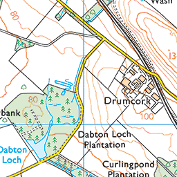 River Nith circuit, Carronbridge - Route Map