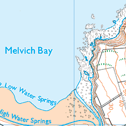 Melvich Beach - Route Map