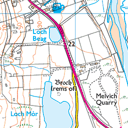 Melvich Beach - Route Map