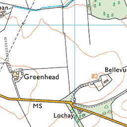 The Knock of Crieff, Crieff - Route Map