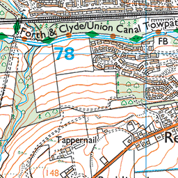 Callendar Park and House, Falkirk - Route Map