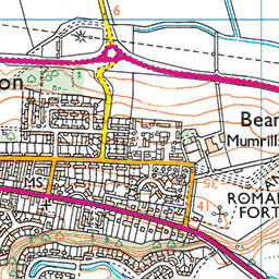 Callendar Park and House, Falkirk - Route Map
