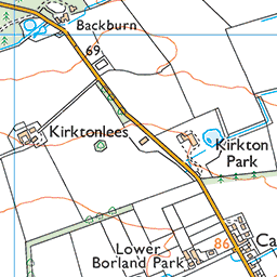 Provost's and Oak Walk, Auchterarder - Route Map