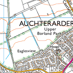 Provost's and Oak Walk, Auchterarder - Route Map