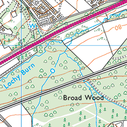 Provost's and Oak Walk, Auchterarder - Route Map