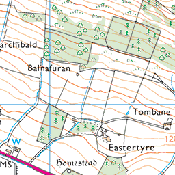 Logierait Woods, near Ballinluig - Route Map