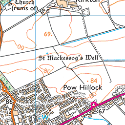 Provost's and Oak Walk, Auchterarder - Route Map