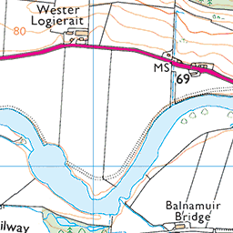 Logierait Woods, near Ballinluig - Route Map
