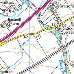 Provost's and Oak Walk, Auchterarder - Route Map