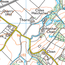 Provost's and Oak Walk, Auchterarder - Route Map