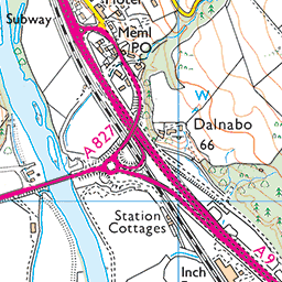 Logierait Woods, near Ballinluig - Route Map