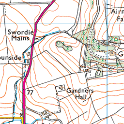 Linlithgow Palace and Loch, Linlithgow - Route Map
