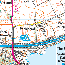 Linlithgow Palace and Loch, Linlithgow - Route Map