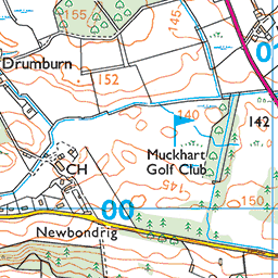 Rumbling Bridge Gorge and Crook of Devon - Route Map
