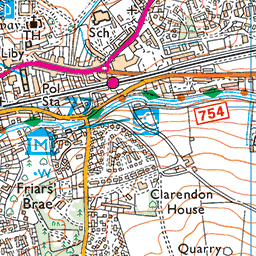 Linlithgow Palace and Loch, Linlithgow - Route Map