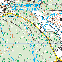 Castle Roy circuit, Nethy Bridge - Route Map